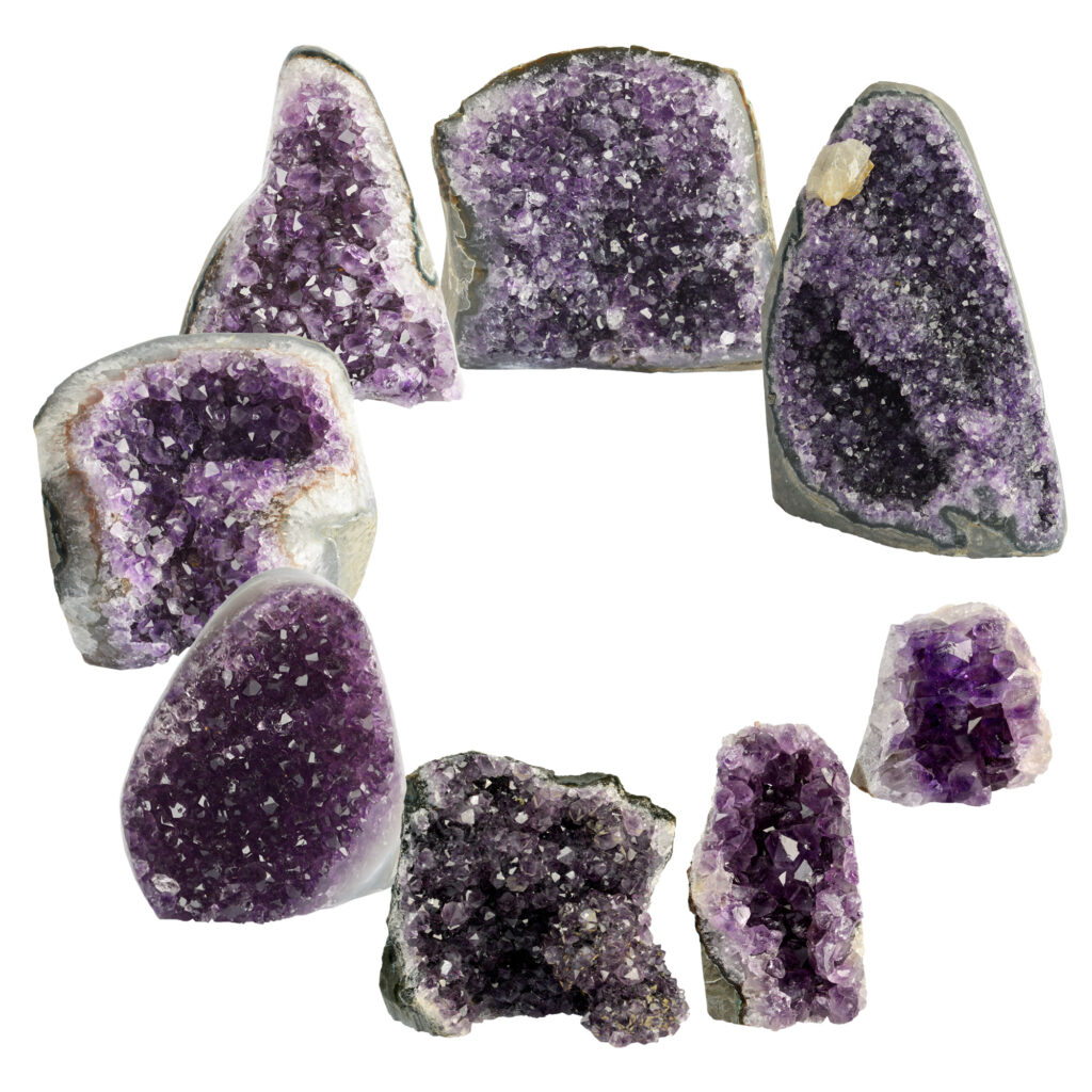 Uruguayan Amethyst Pieces - British Fossils