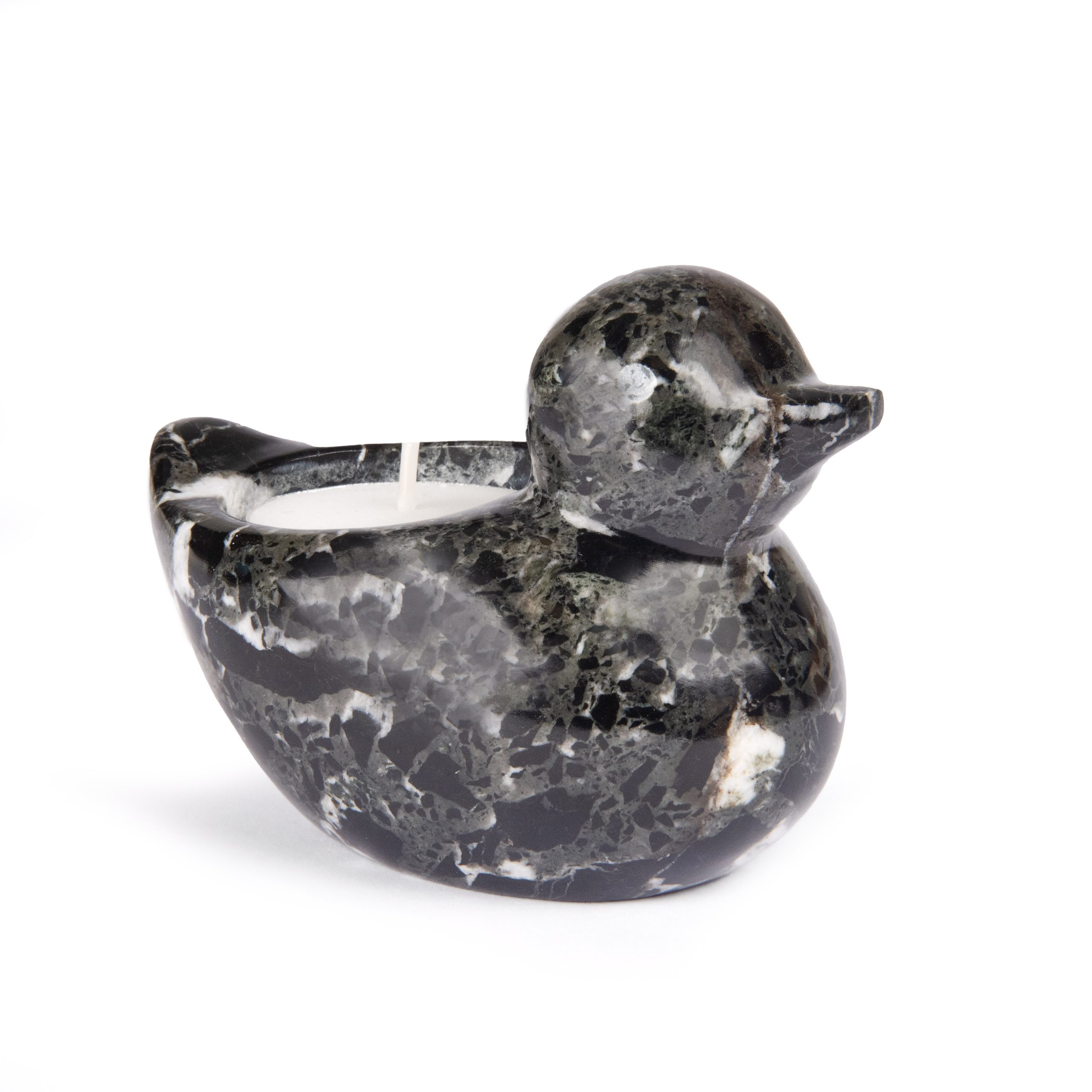3.5” Duck Tea Light Holder - British Fossils