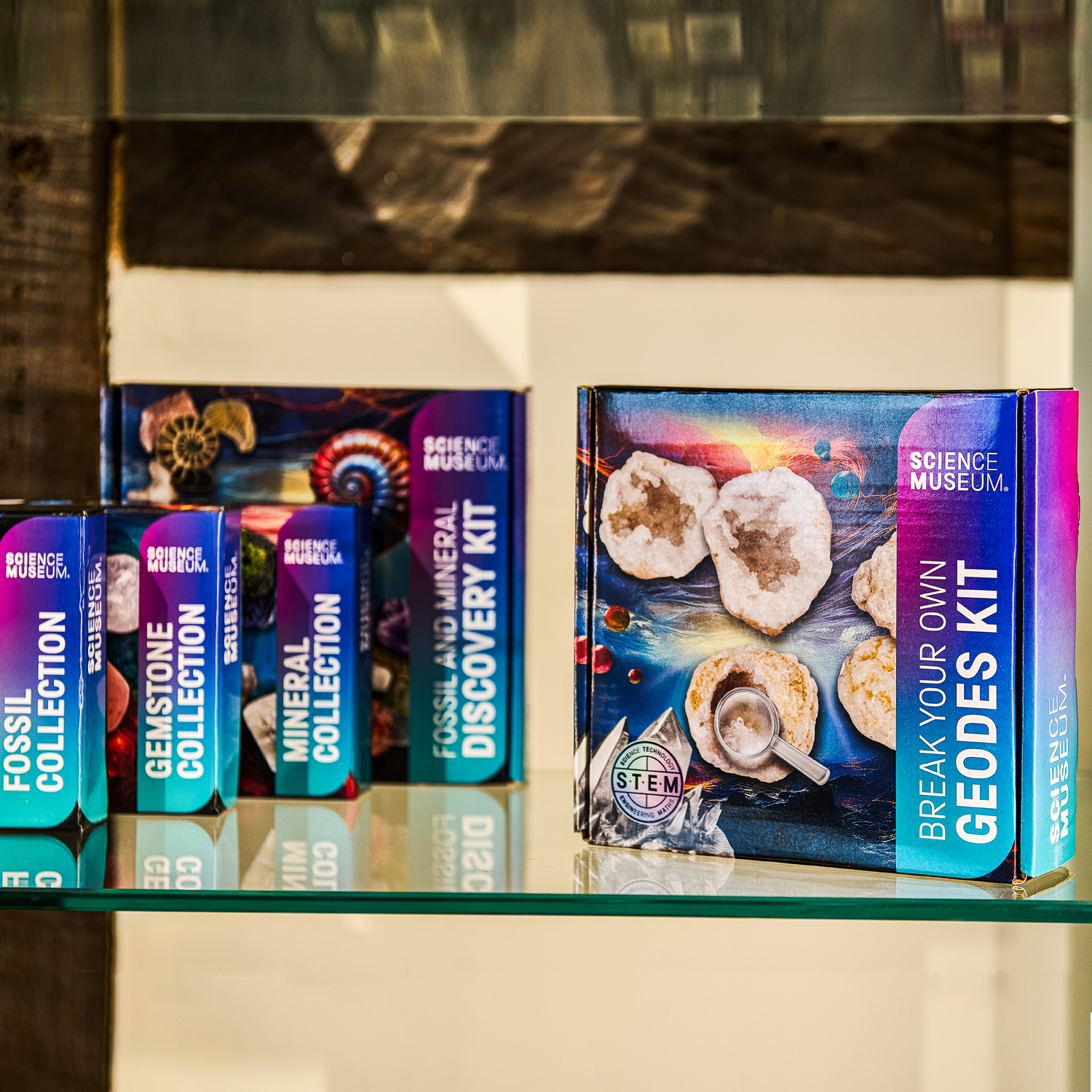 Science Museum Break Your Own Geodes Kit - British Fossils